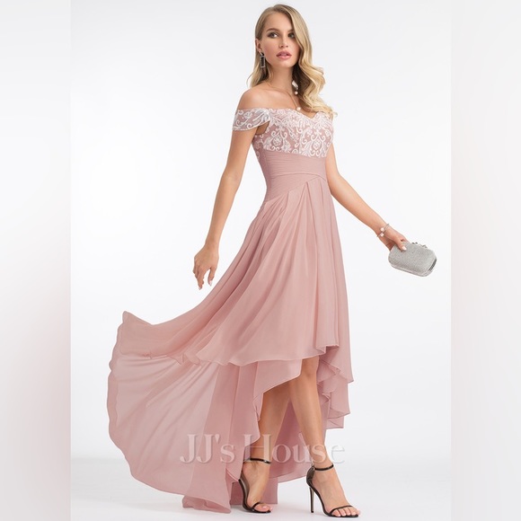 JJs House | Dresses | Jjshouse Pearl Pink Formalbridesmaidprom Off The ...